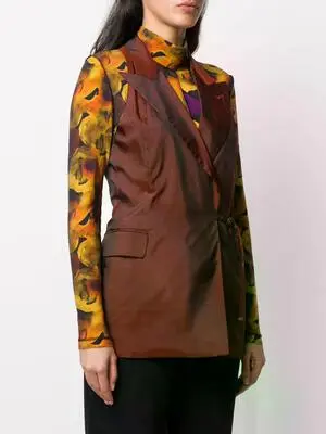 JEAN PAUL GAULTIER 1995 Sleeveless Peaked Waistcoat