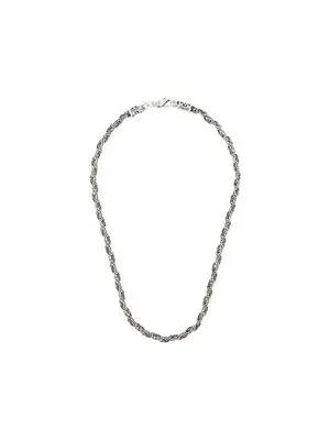 Emanuele Bicocchi Braided Necklace - Silver