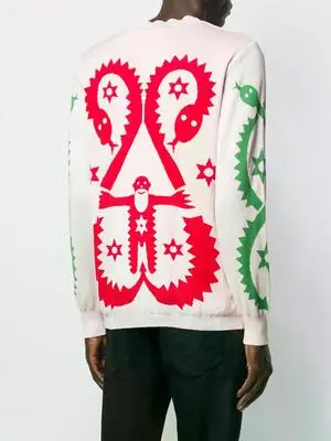 WALTER VAN BEIRENDONCK 2009 Intarsia Knit Jumper