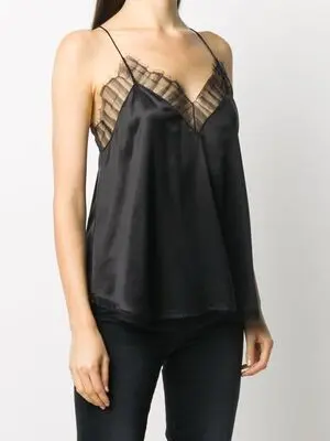 IRO PARIS Lace Trim Camisole