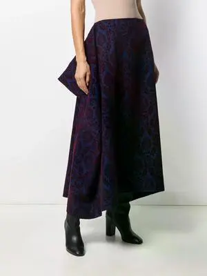 Comme Des Garçons 1996 Brocade Midi Skirt