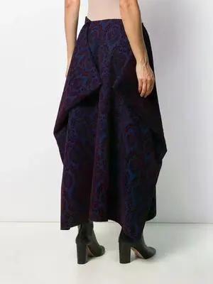 Comme Des Garçons 1996 Brocade Midi Skirt
