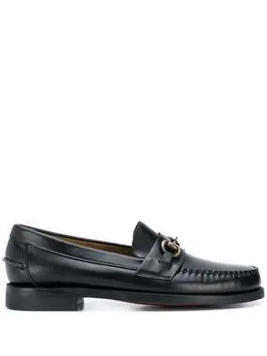 SEBAGO Horse-bit Embellished Loafers - Black