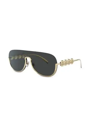 Versace Tinted Aviator Sunglasses
