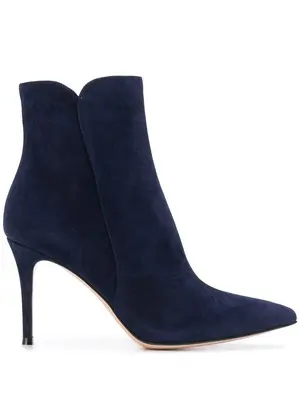 GIANVITO ROSSI Levy 85mm Ankle Boots - Blue