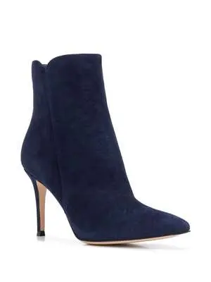 GIANVITO ROSSI Levy 85mm Ankle Boots - Blue