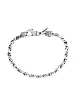 Emanuele Bicocchi Silver Tone Bracelets For Men