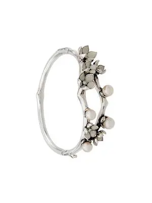 SHAUN LEANE Cherry Blossom Pearl And Diamond Cuff