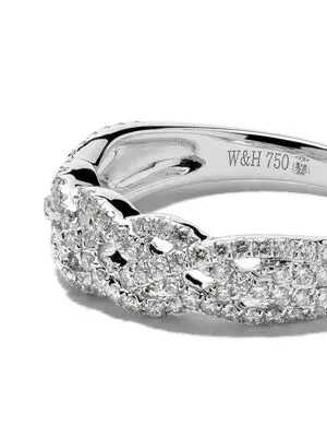 WOUTERS & HENDRIX 18kt Diamond Braided Ring