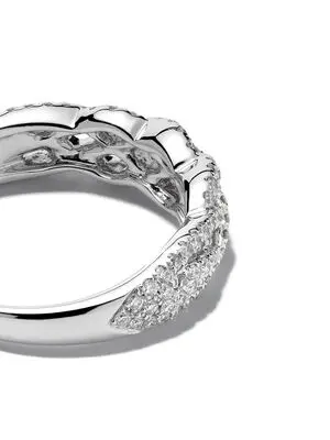 WOUTERS & HENDRIX 18kt Diamond Braided Ring
