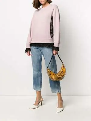 Valentino Garavani Lace-trimmed Jumper