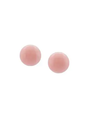 Irene Neuwirth 18kt Rose Gold Opal Sphere Stud Earrings - Pink
