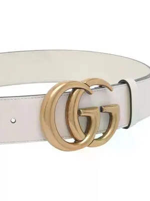 Gucci Double G-buckle Leather Belt