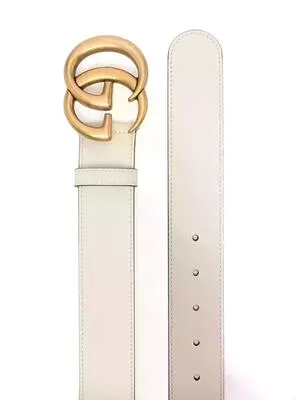 Gucci Double G-buckle Leather Belt