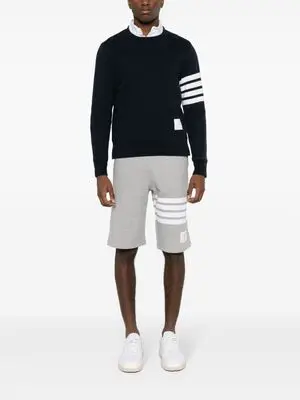 Thom Browne Loopback 4-bar Sweat-shorts - Grey