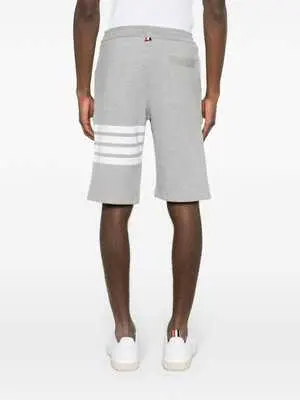 Thom Browne Loopback 4-bar Sweat-shorts - Grey