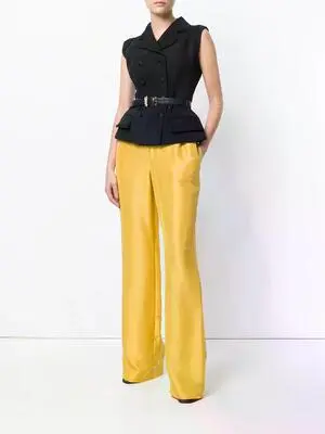 Alberta Ferretti High-waist Flared Trousers
