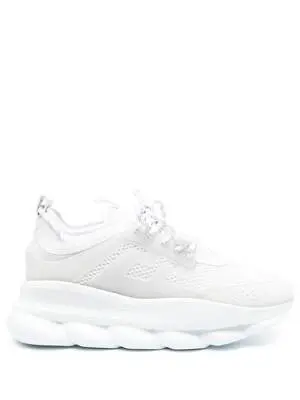 Versace Chain Reaction Sneakers - White