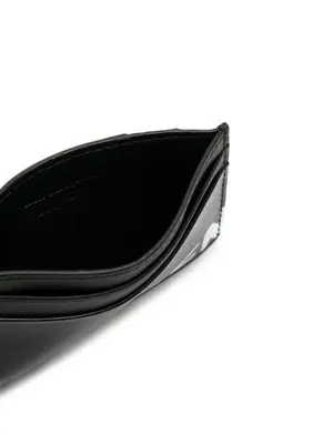 Alexander McQueen Logo Print Cardholder