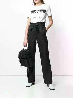 Moschino High-waist Belted Trousers