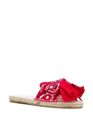 Manebí Scarf Tied Slides