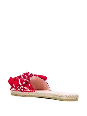 Manebí Scarf Tied Slides