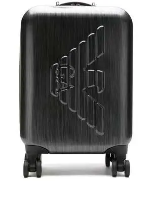 Emporio Armani Embossed Logo Trolley - Black