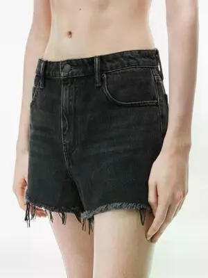 Alexander Wang Raw-hem Denim Shorts