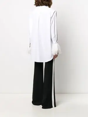 Valentino Garavani Feather Cuffs Shirt