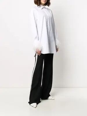 Valentino Garavani Feather Cuffs Shirt