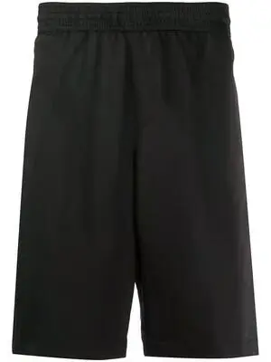 Neil Barrett Elasticated-waist Track Shorts - Black
