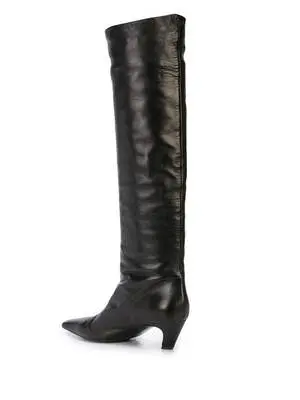 Khaite The Davis 50mm Leather Boots