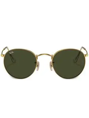 Ray-ban Round Frame Sunglasses - Gold