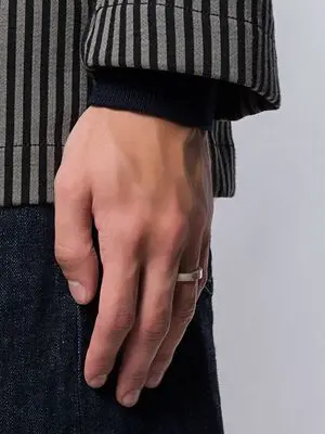PARTS OF FOUR Sistema Band Ring - Silver