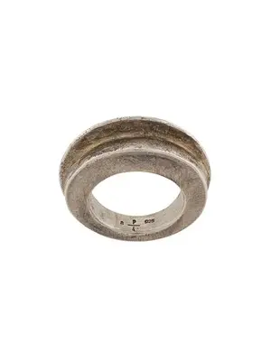 PARTS OF FOUR Foldform Crescent Ring - Silver