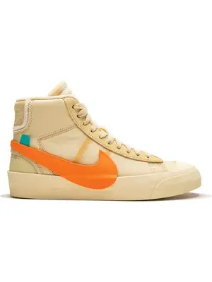 Nike X Off White The : Blazer Mid All Hallows Eve Sneakers - Neutrals