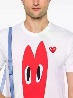Play Comme Des Garcon Logo-print T-shirt