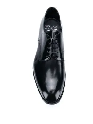 DOUCAL'S Classic Derby Shoes - Black