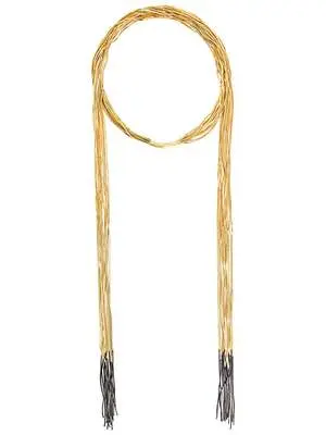 Iosselliani Black Hole Sun Scarf Necklace