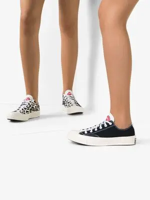 CONVERSE Chuck 70 Leo Canvas Panelled Low Top Sneakers