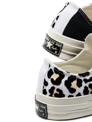 CONVERSE Chuck 70 Leo Canvas Panelled Low Top Sneakers