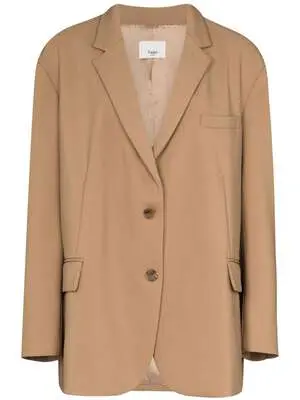 THE FRANKIE SHOP Bea Boxy Blazer - Brown