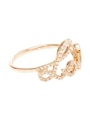 Rosa De La Cruz Diamond Love Ring