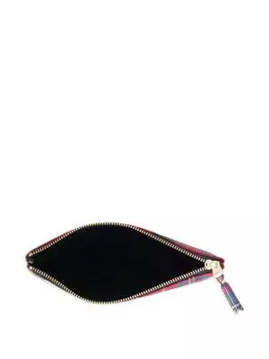 Comme Des Garçons Tartan Patchwork Clutch