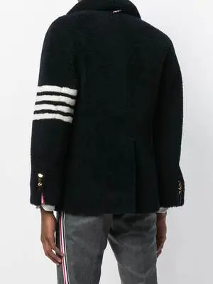 Thom Browne Classic Shearling Pea Coat
