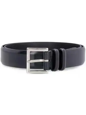 Orciani Leather Buckled Belt - Blue