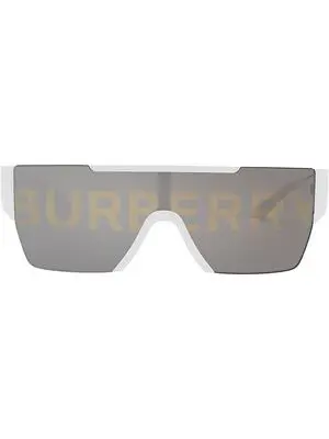 Burberry White Oversized Sunglasses