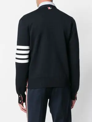Thom Browne 4-bar Milano Stitch Cardigan - Blue