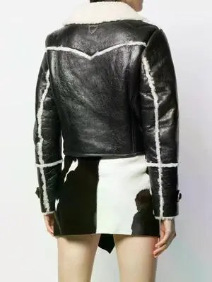 HTC LOS ANGELES Two-tone Cropped Jacket
