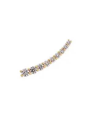 ALINKA 18kt Dasha Large Diamond Left Cuff Earring - Metallic